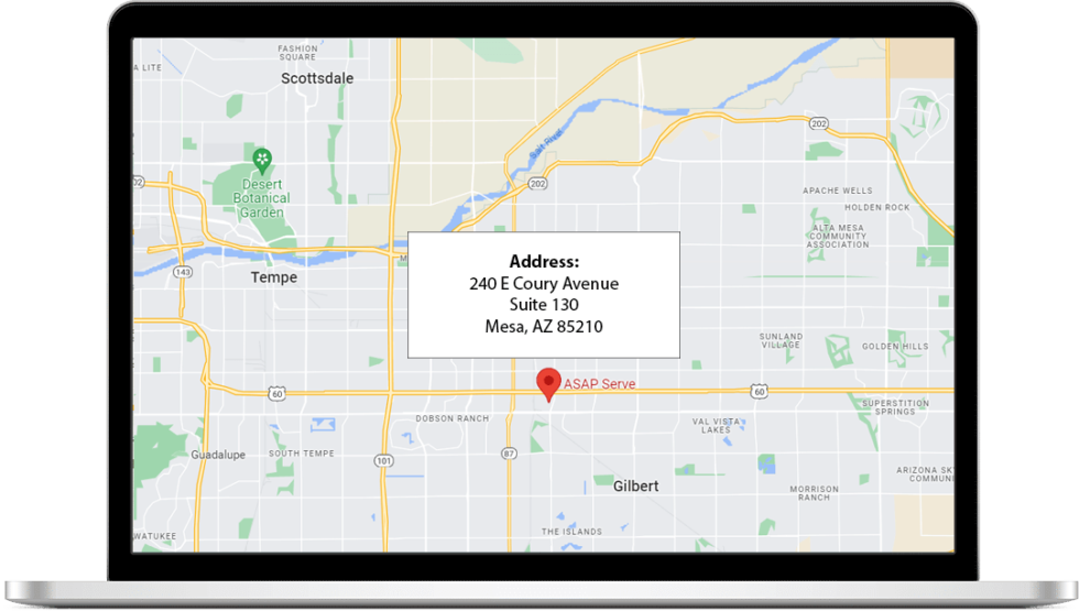Contact The Process Servers at ASAP Serve, LLC.
